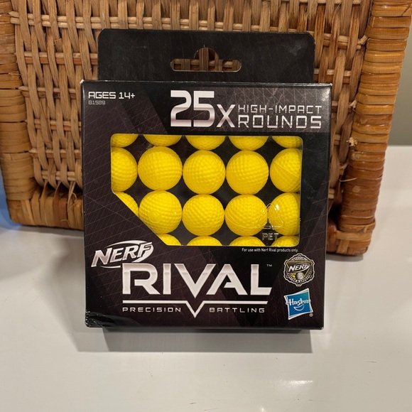 Nerf | Toys | Nerf Rival Gun Balls 25round Refill Pack High Impact Nerf ...